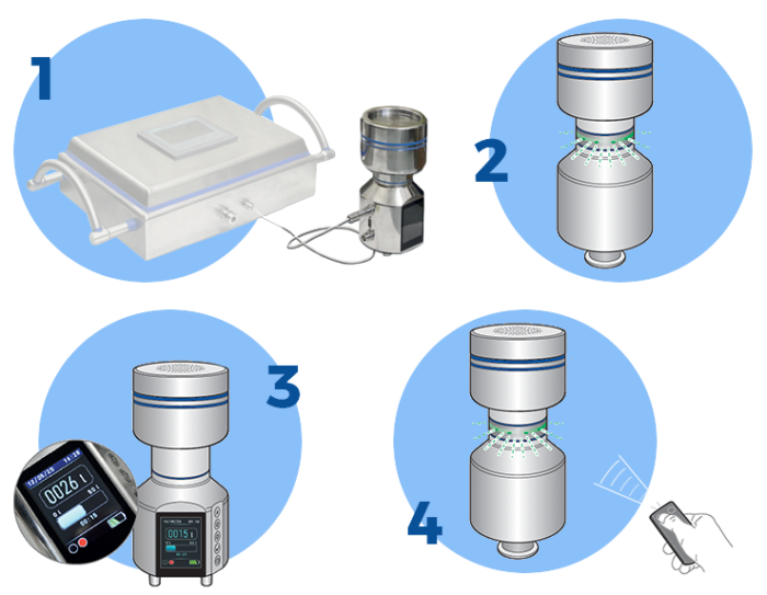 Microbiological air sampler Fixed installation – Advanzed Egypt